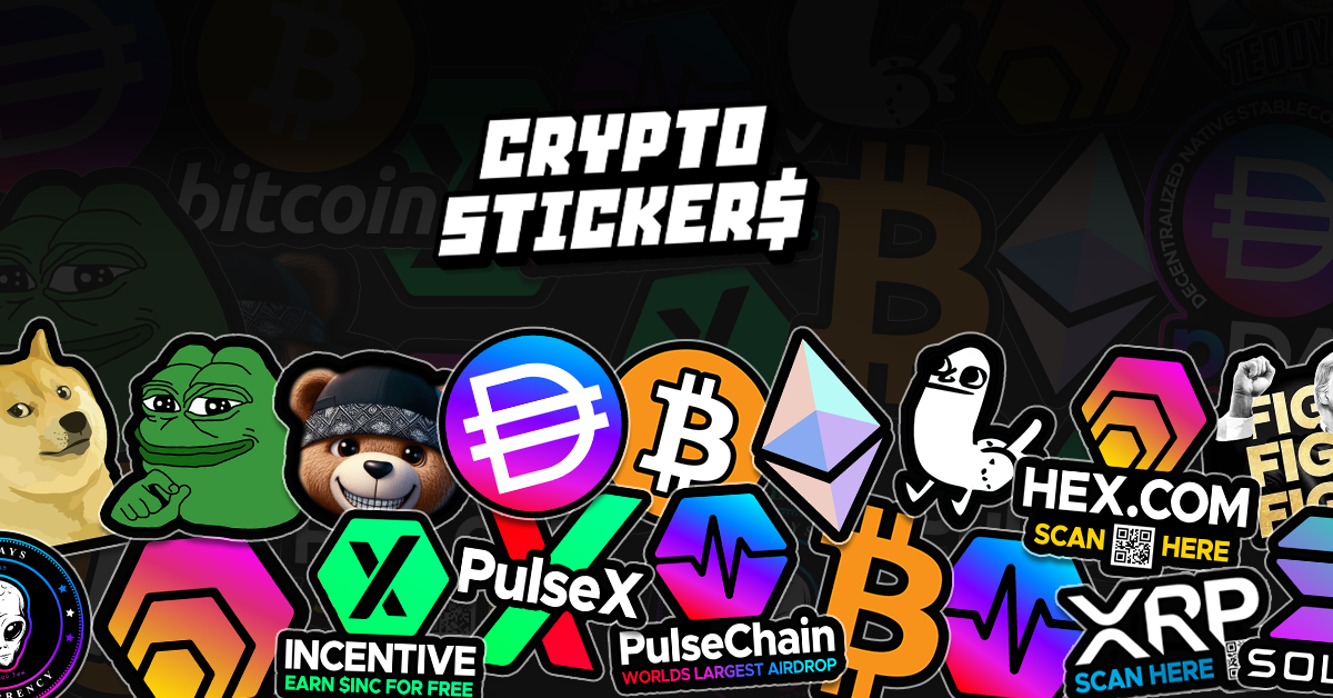 CRYPTO-STICKERS.COM | STICKERS & MERCH – Crypto-Stickers.com